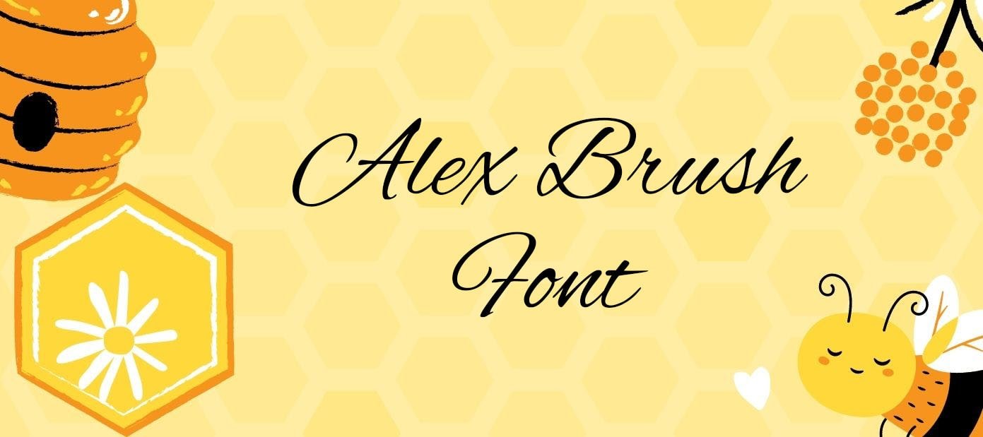 Alex Brush Font Free Download