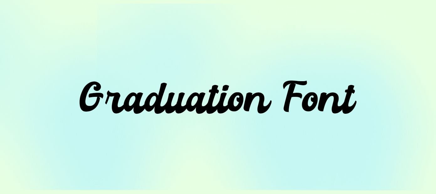Graduation Font Free Download