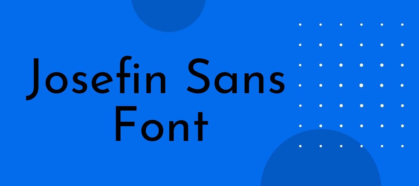 Josefin Sans Font Free Download
