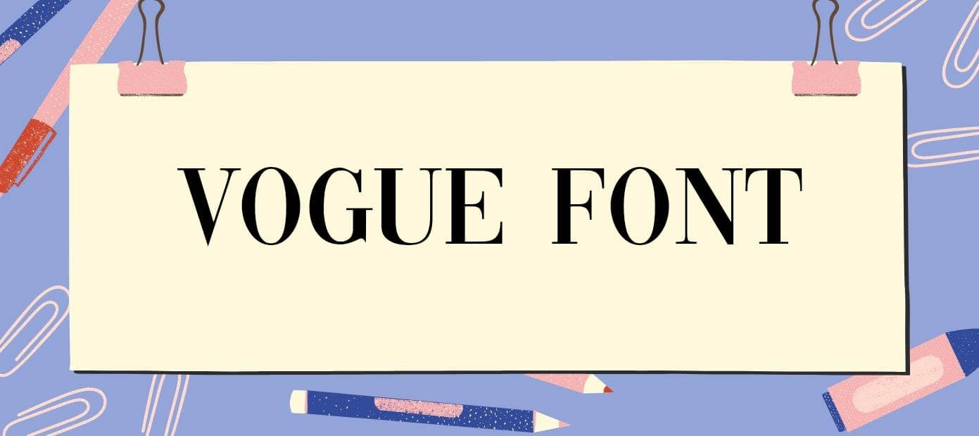Vogue Font Free Download