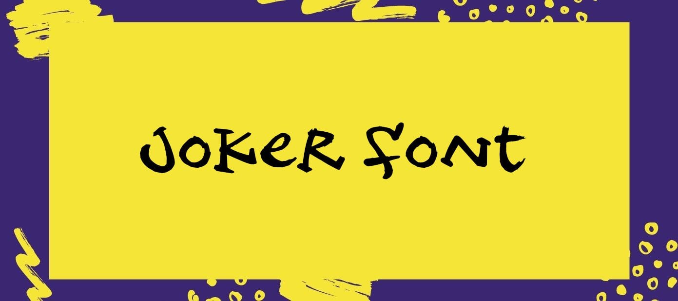 Joker Font Free Download