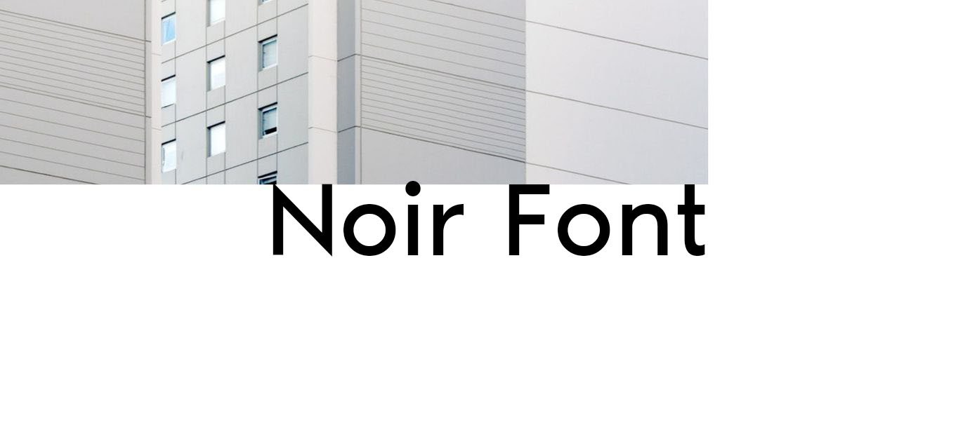 Noir Font free Download