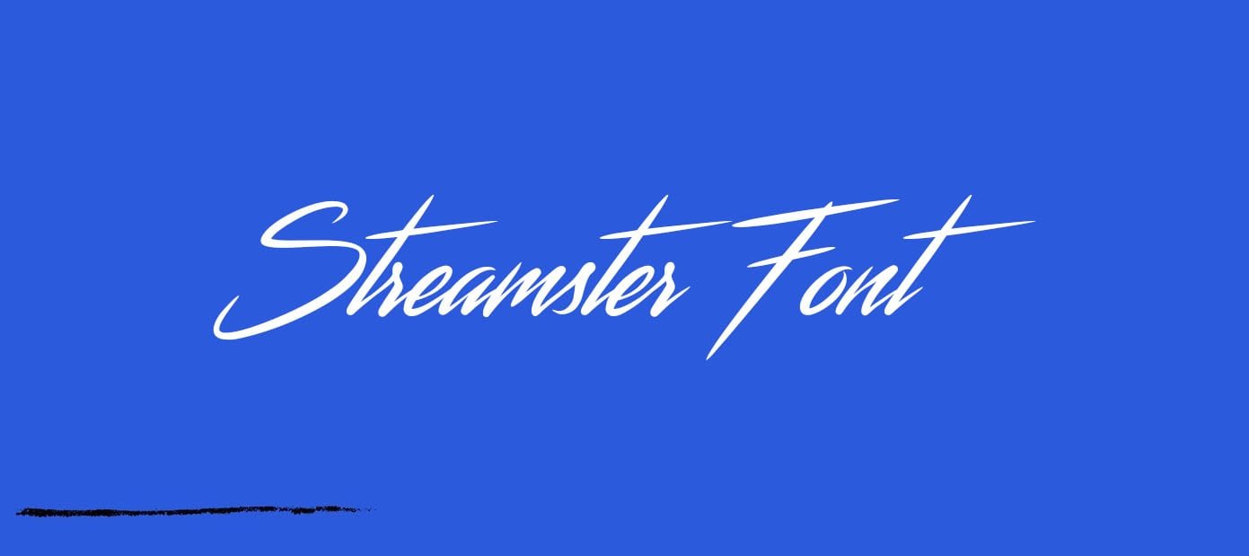 Streamster Font Free Download