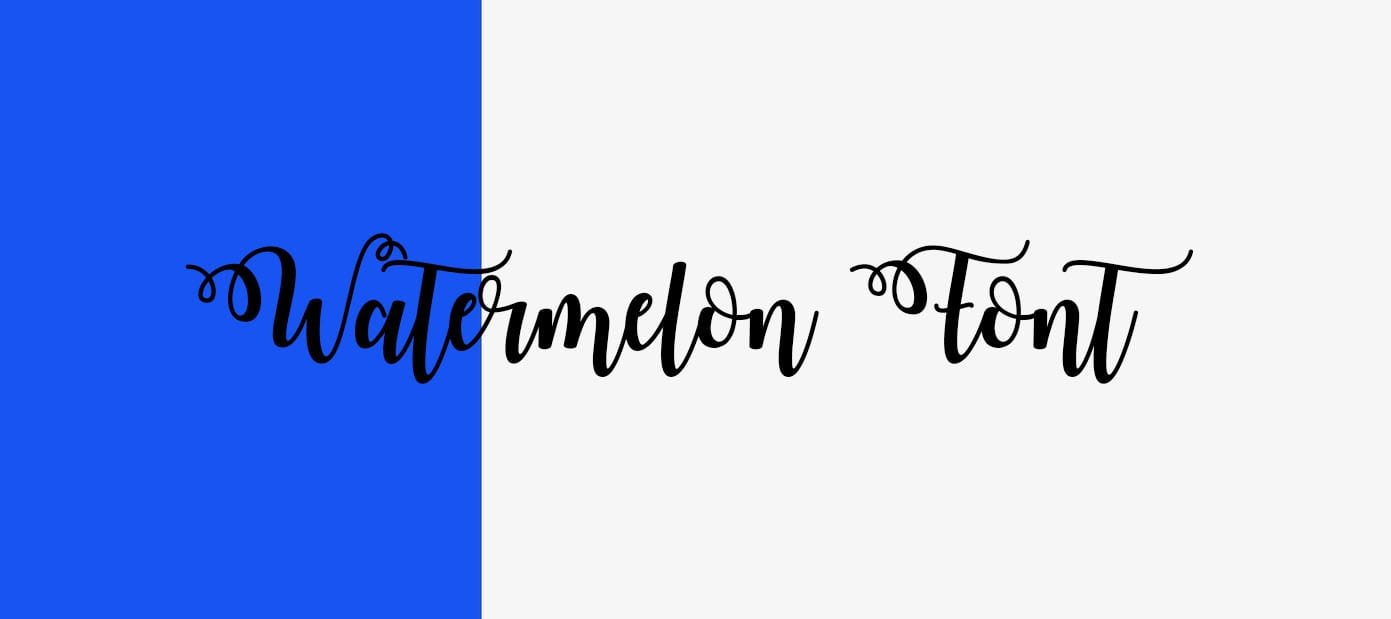 Watermelon Font Free Download