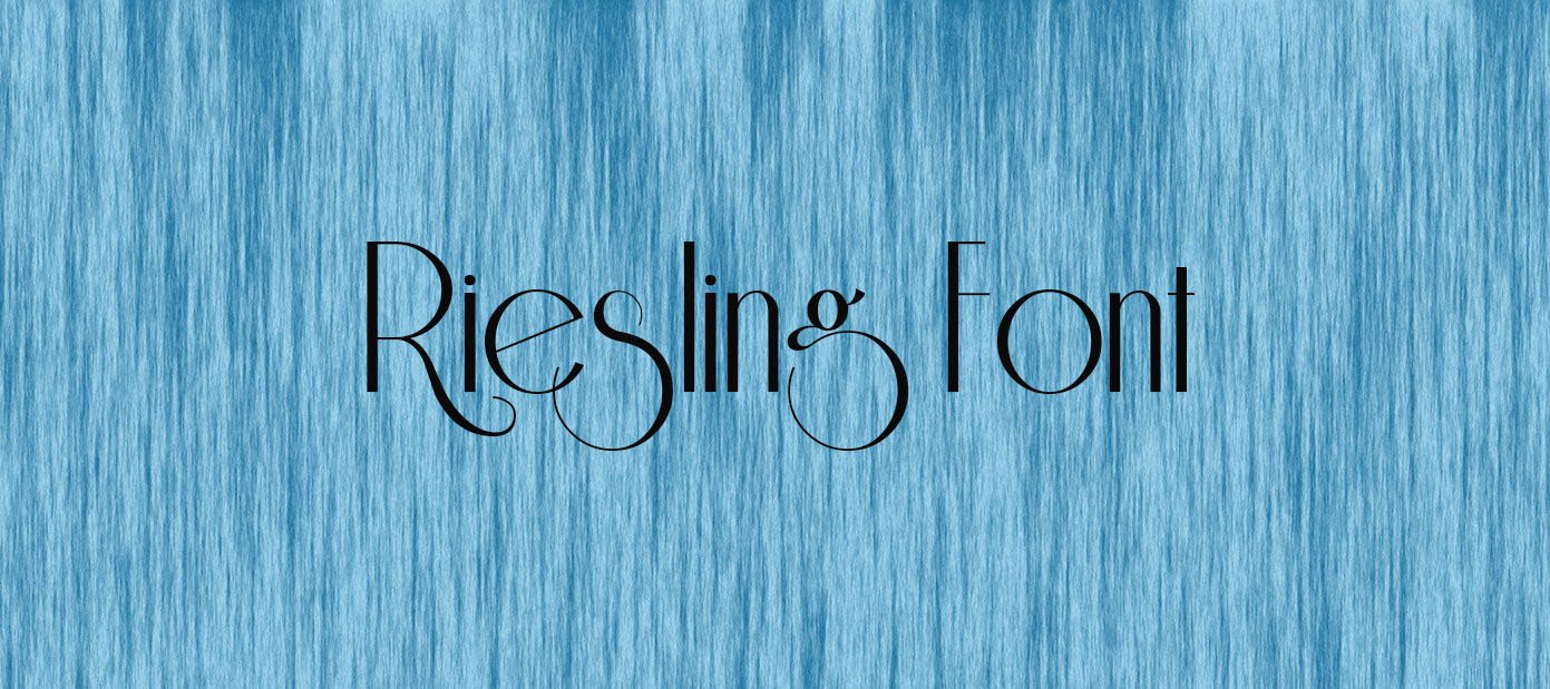 Riesling Font Free Download