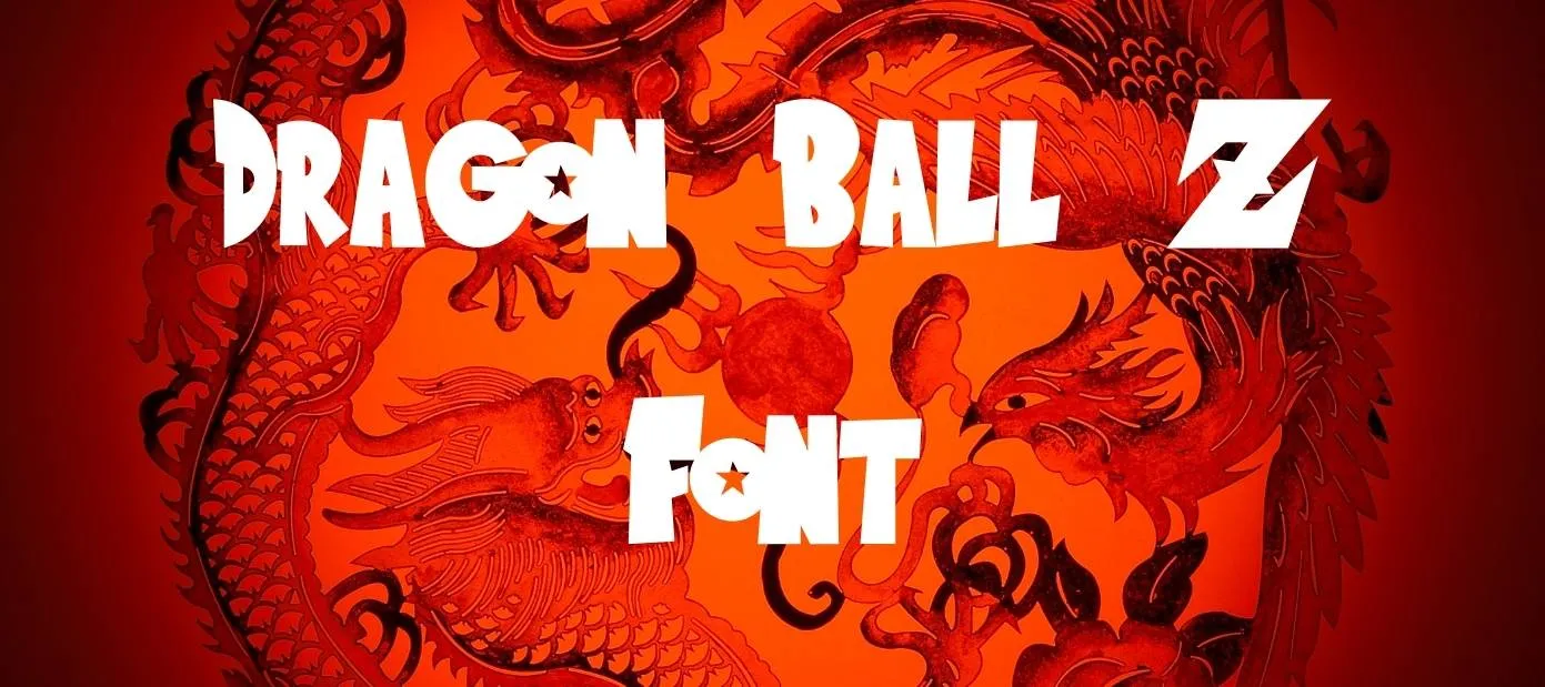 Dragon Ball Z Font Free Download