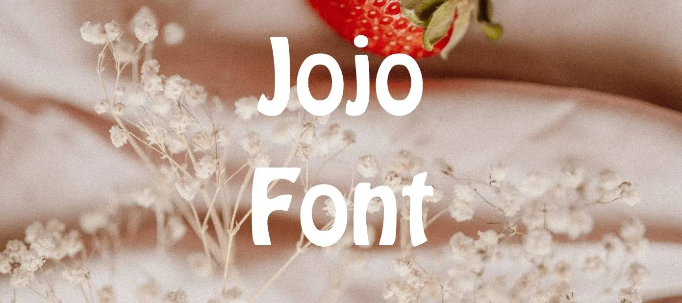 Jojo Font Free Download