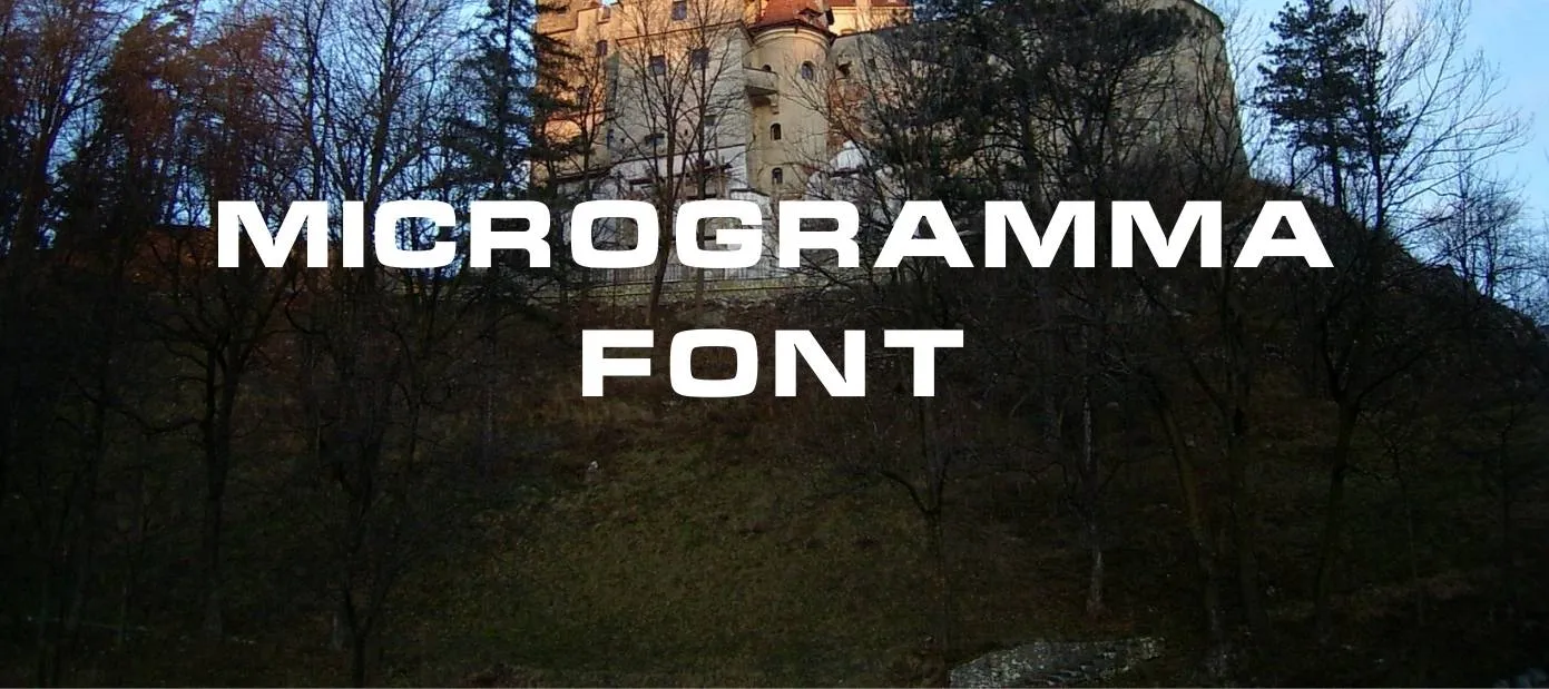 Microgramma Font Free Download