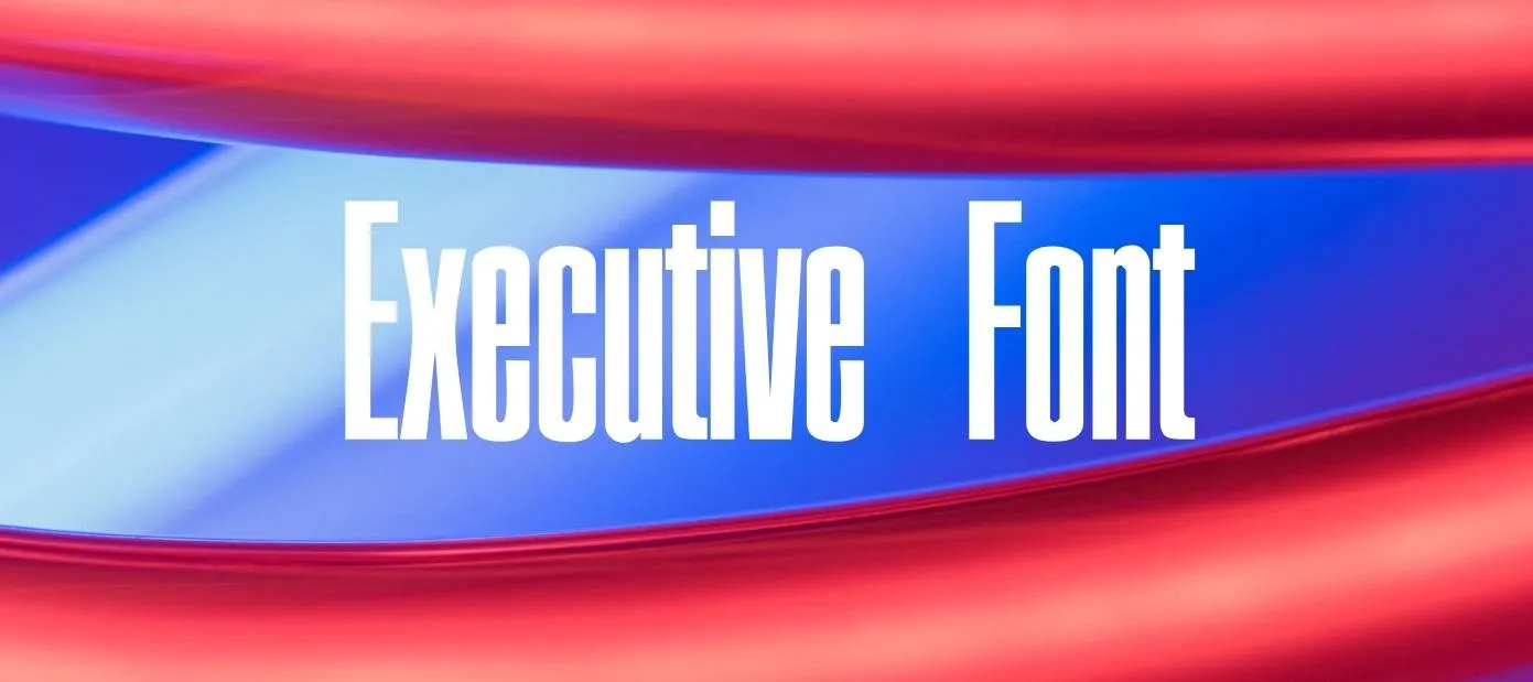 Executive Font Free Download
