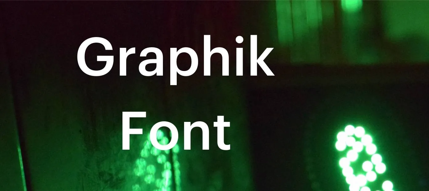 Graphik Font Free Download