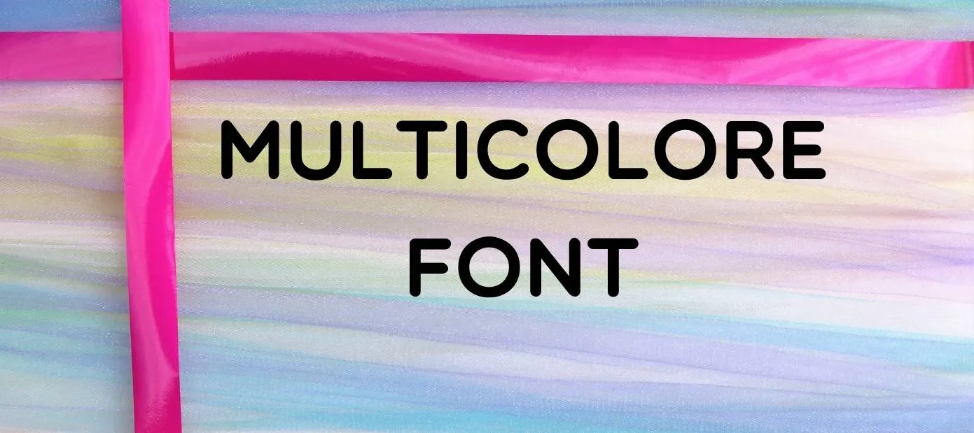 Multicolore Font Free Download