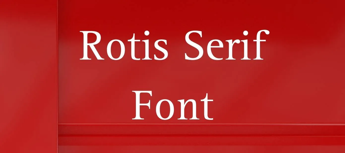Rotis Serif Font Free Download