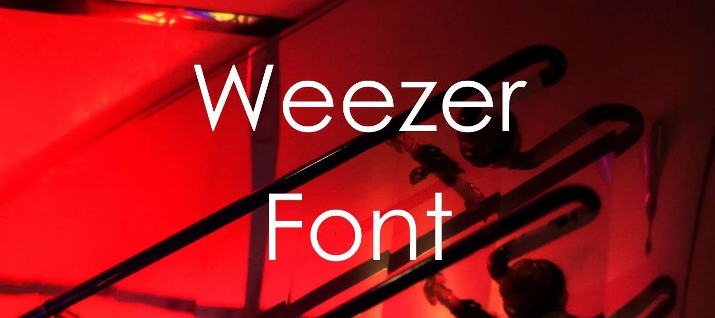 Weezer Font Free Download