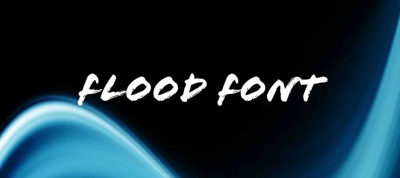 Flood Font Free Download