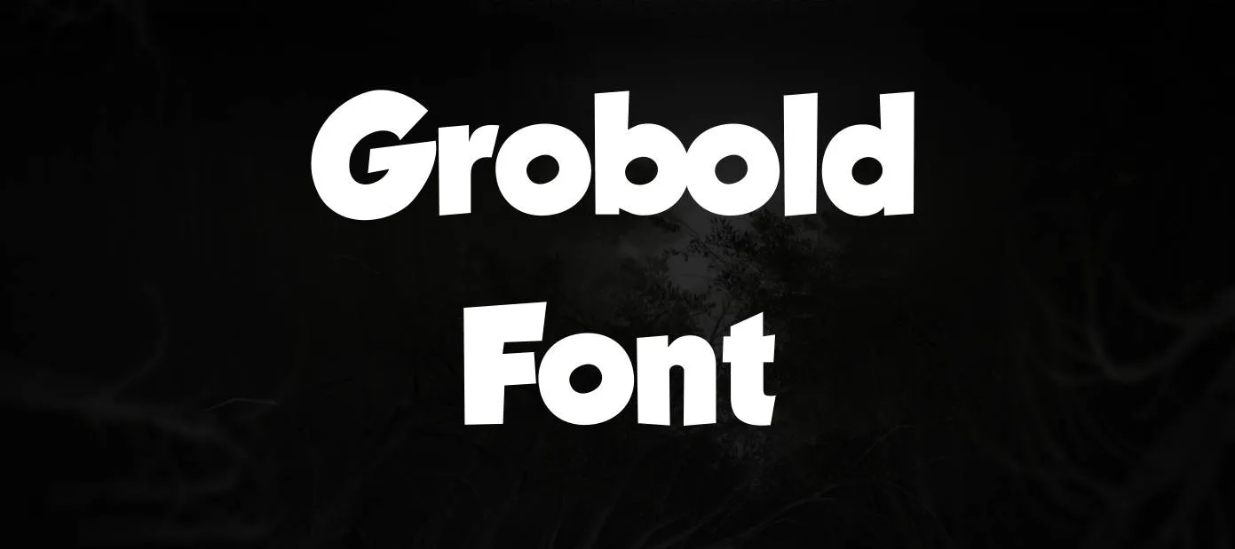 Grobold Font Free Download
