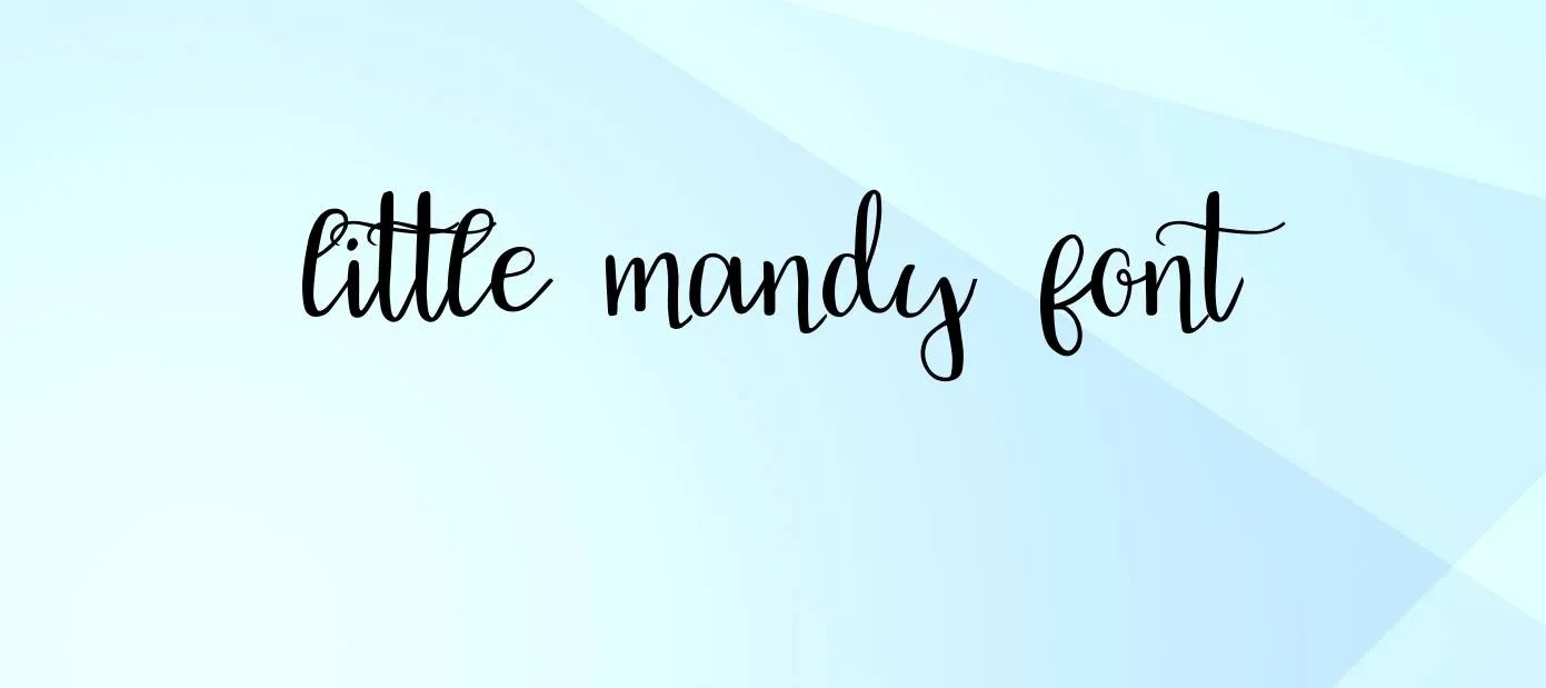 Little Mandy Font Free Download