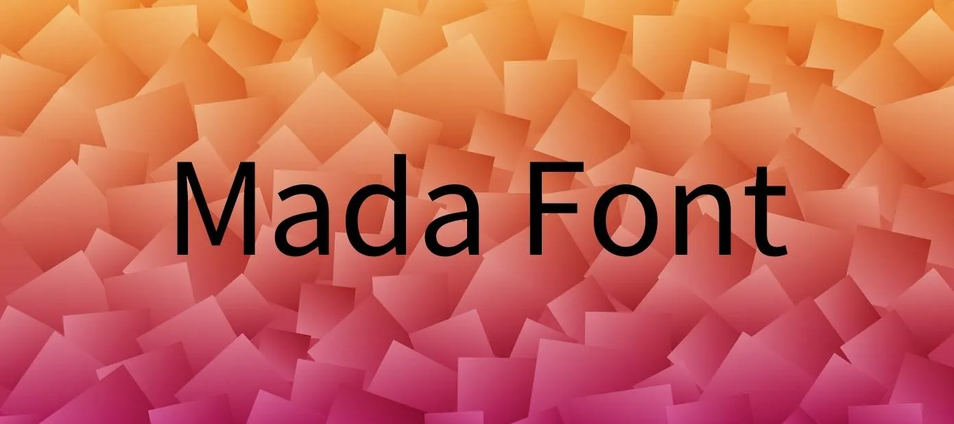 Mada Font Free Download