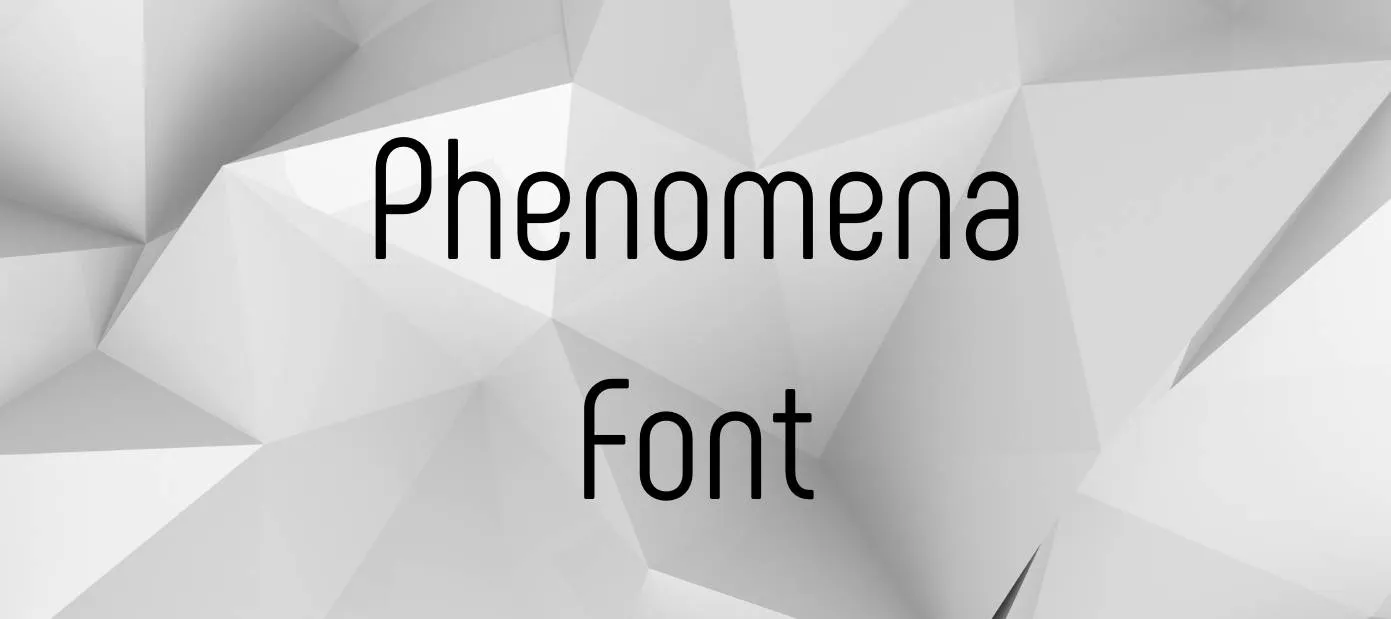 Phenomena Font Free Download