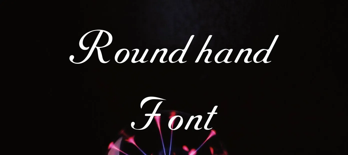 Roundhand Font Free Download