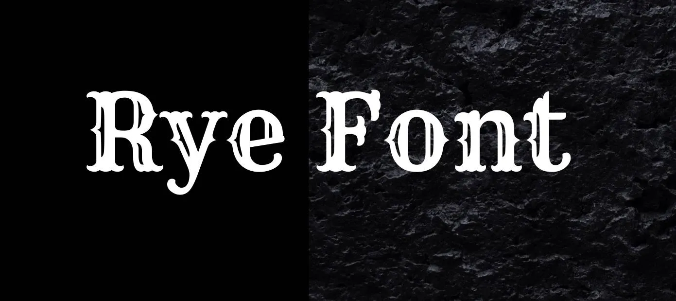 Rye Font Free Download