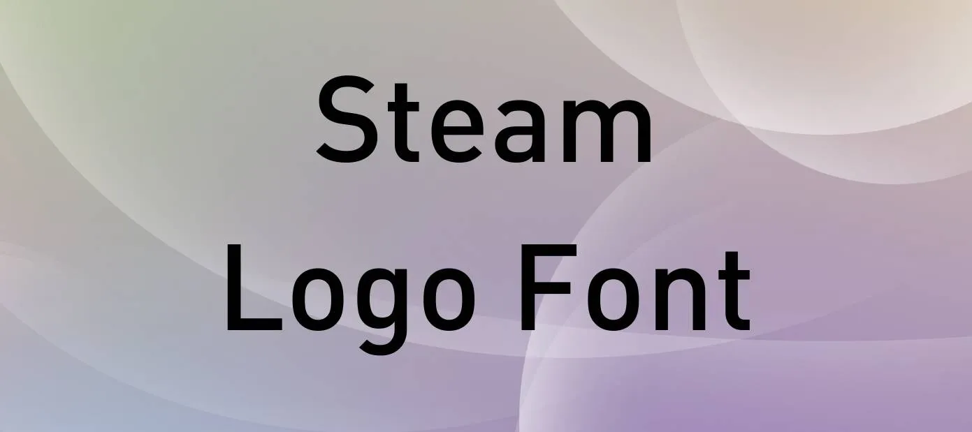 Steam Logo Font Free Download