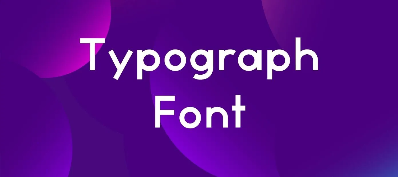Typograph Font Free Download