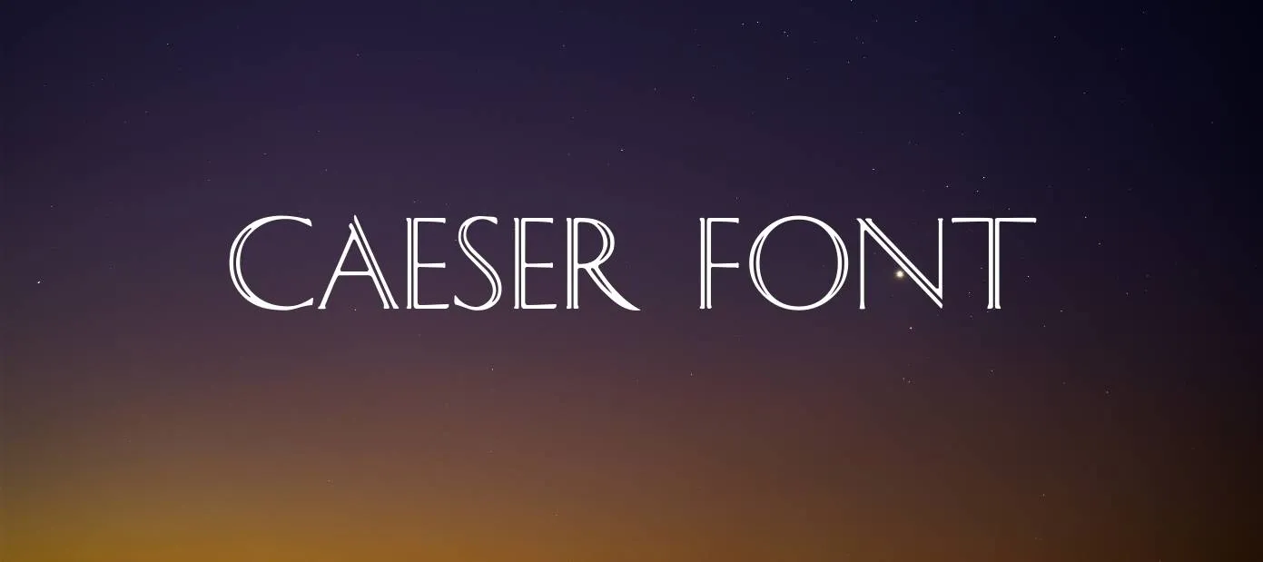 Caeser Font Free Download