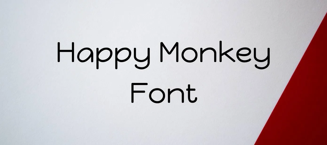 Happy Monkey Font Free Download
