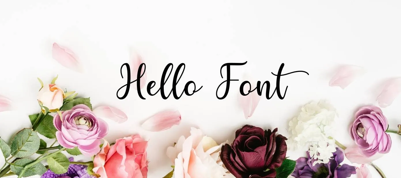 Hello Font Free Download