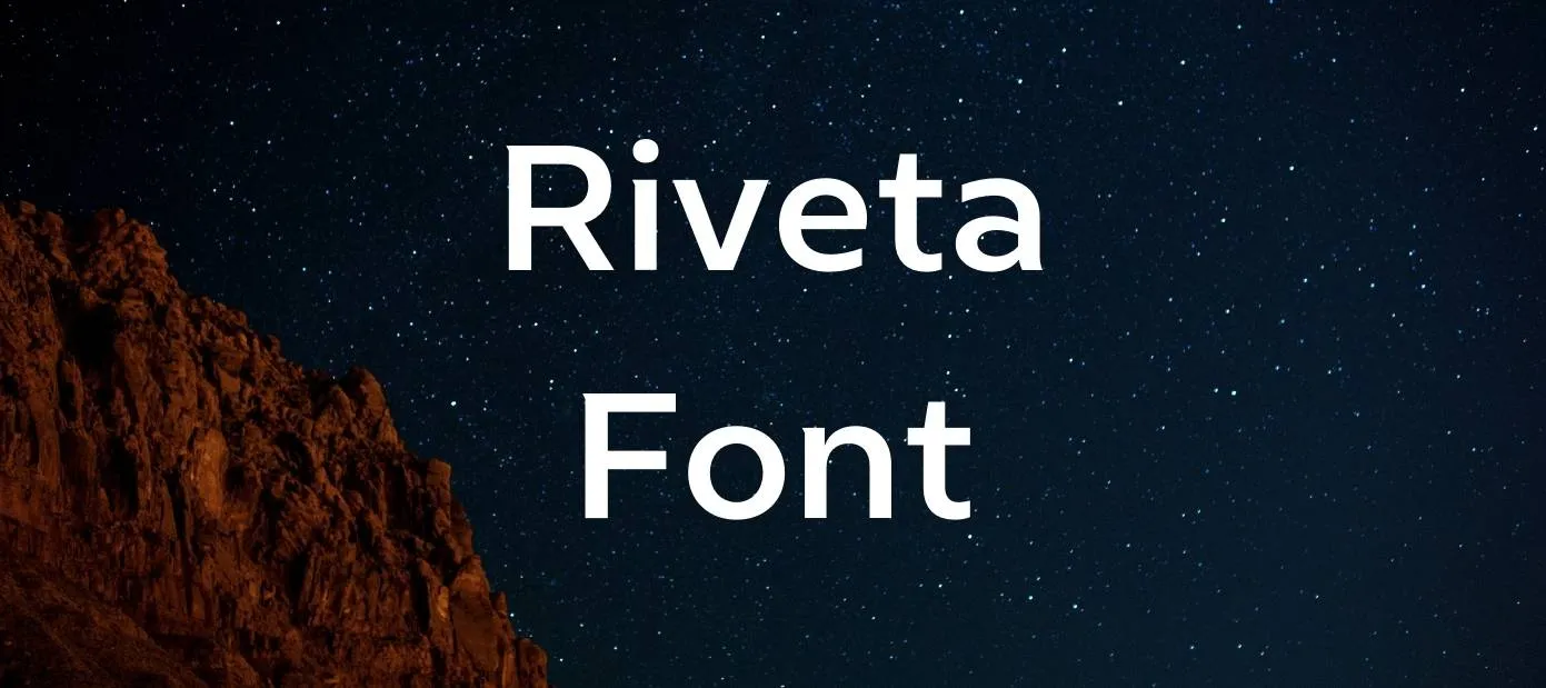 Riveta Font Free Download