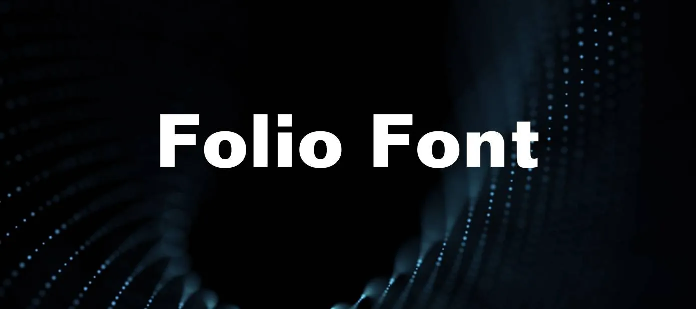 Folio Font Free Download