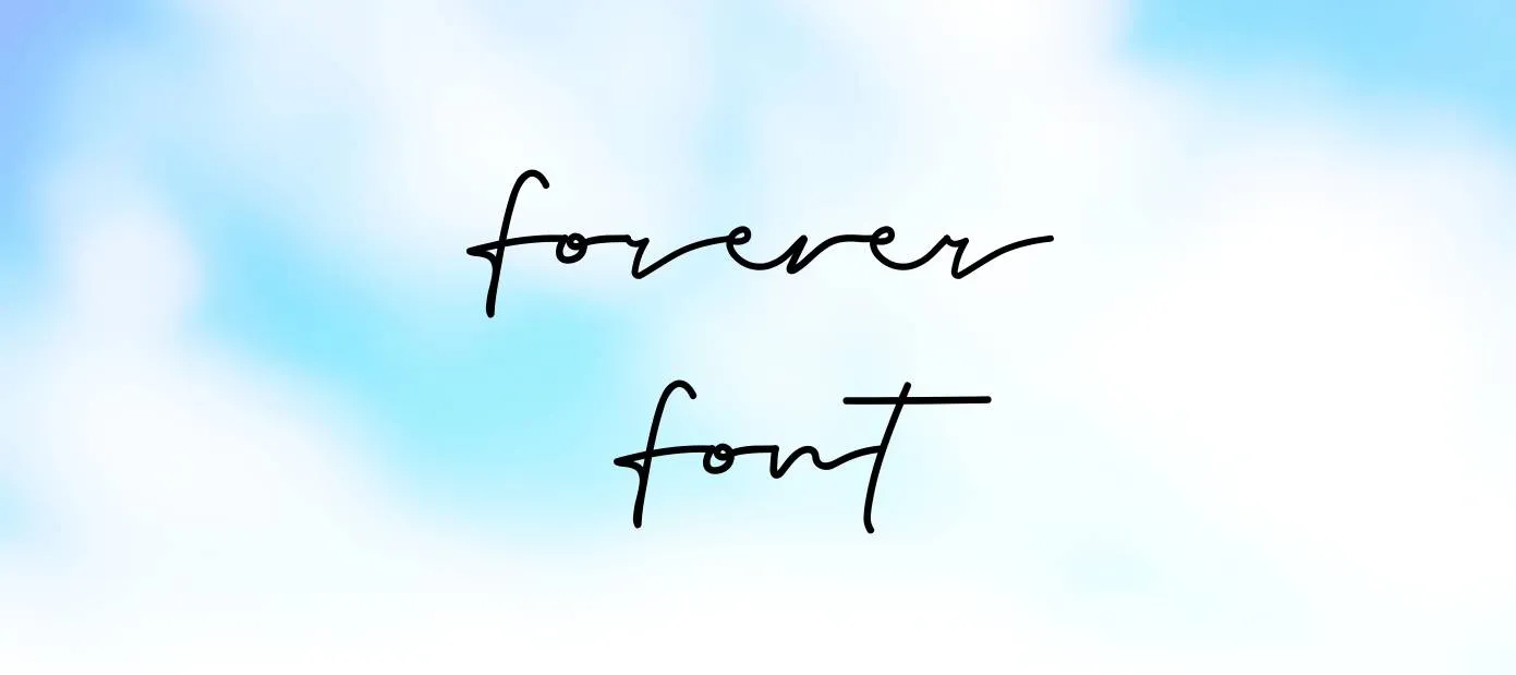 Forever Font Free Download