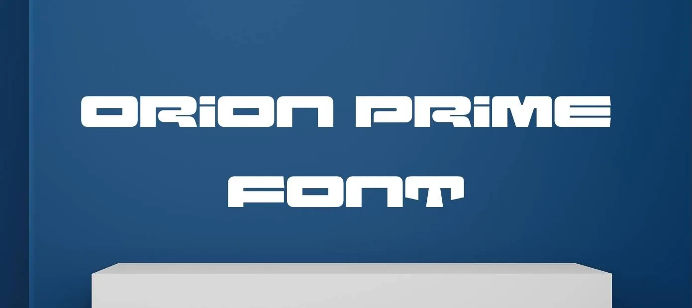 Orion Prime Font Free Download