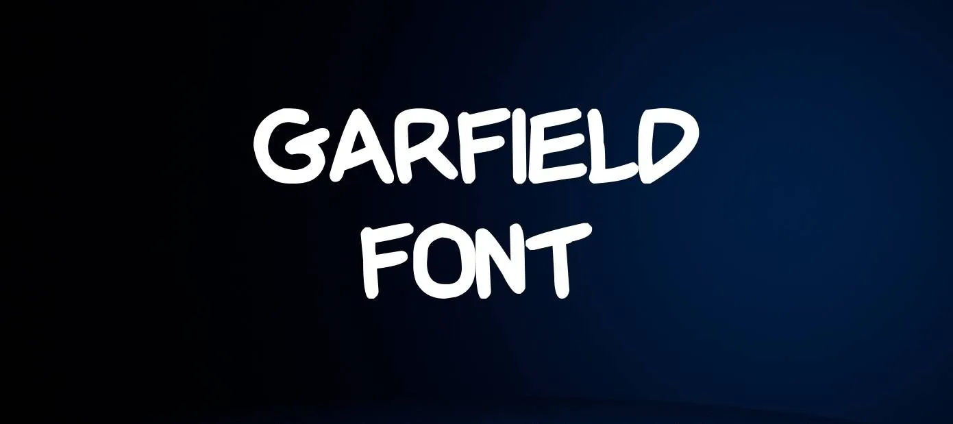 Garfield Font Free Download