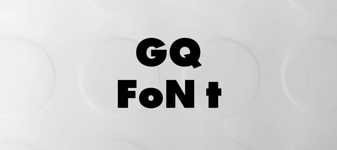 GQ Font Free Download
