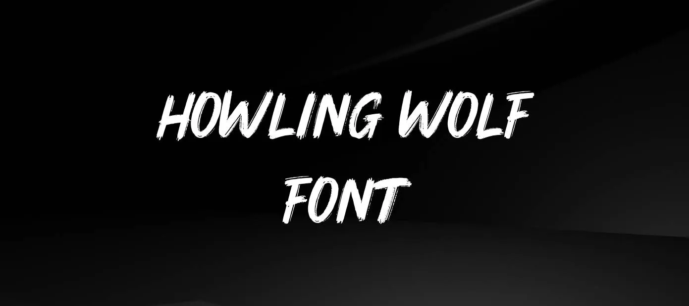 Howling Wolf Font Free Download