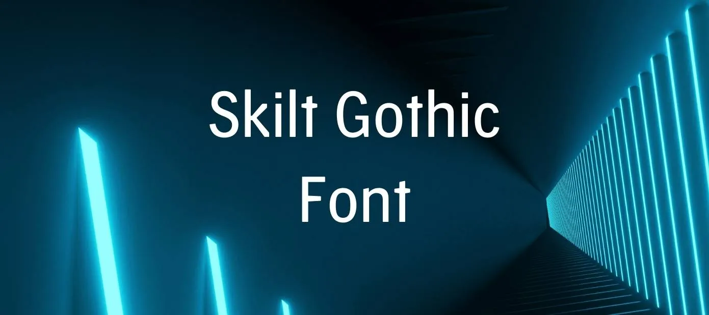 Skilt Gothic Font Free Download