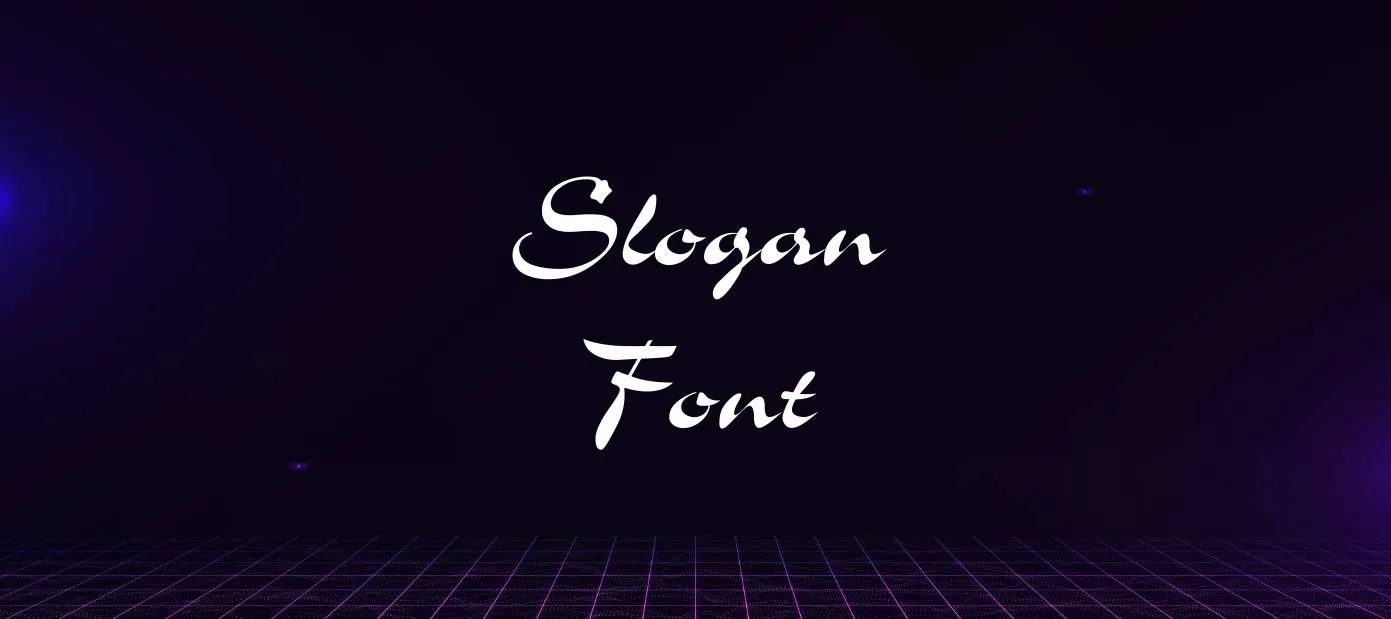 Slogan Font Free Download