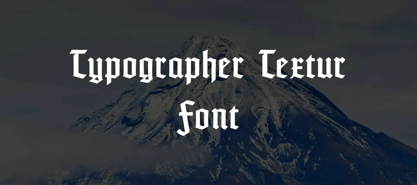 Typographer Textur Font Free Download
