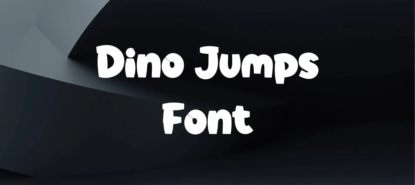 Dino Jumps Font Free Download