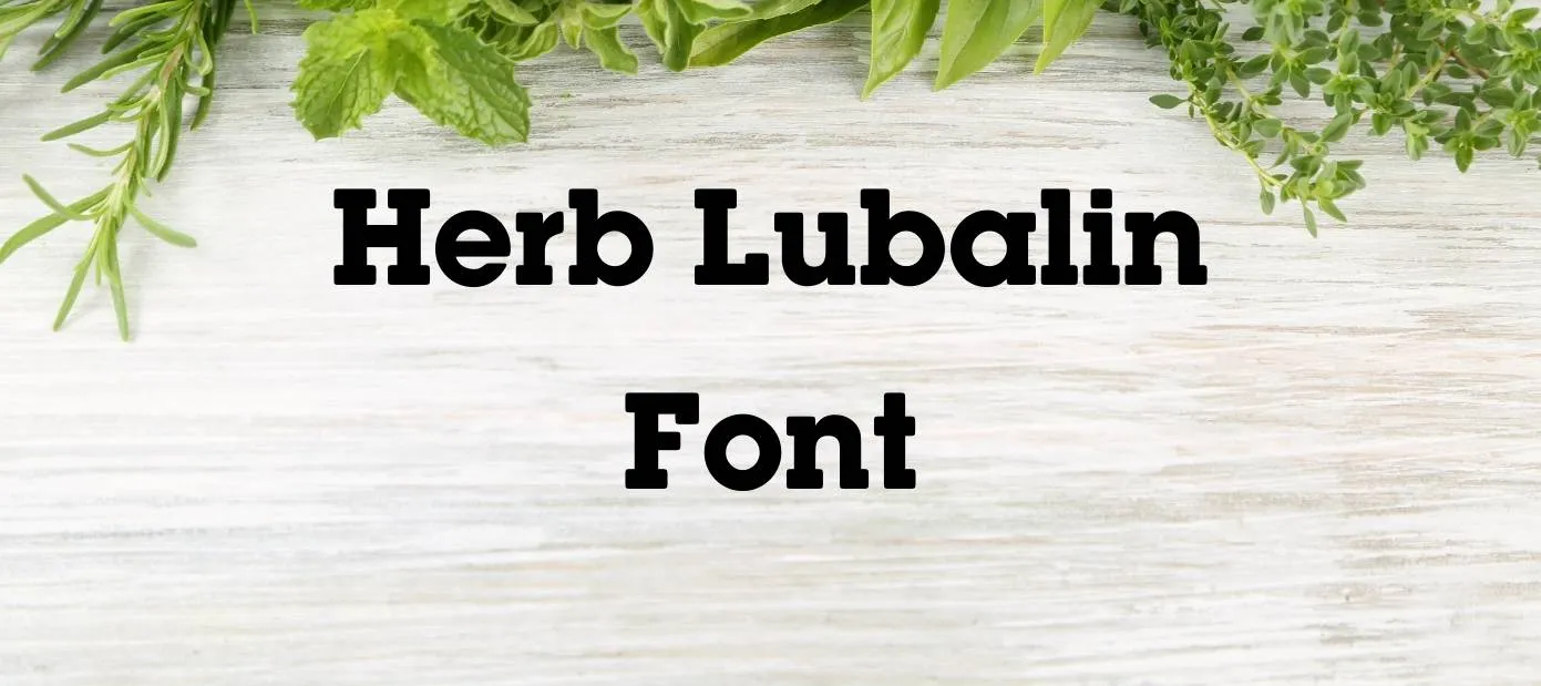 Herb Lubalin Font Free Download