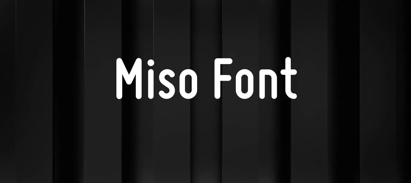 Miso Font Free Download