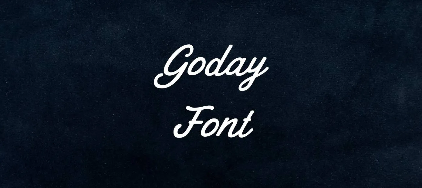 Goday Font Free Download