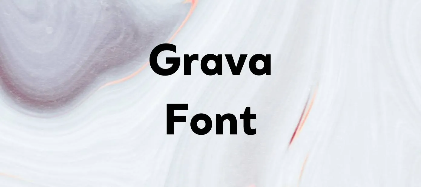 Grava Font Free Download
