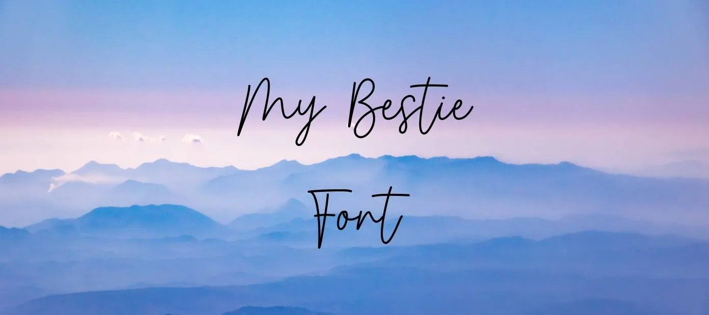 My Bestie Font Free Download