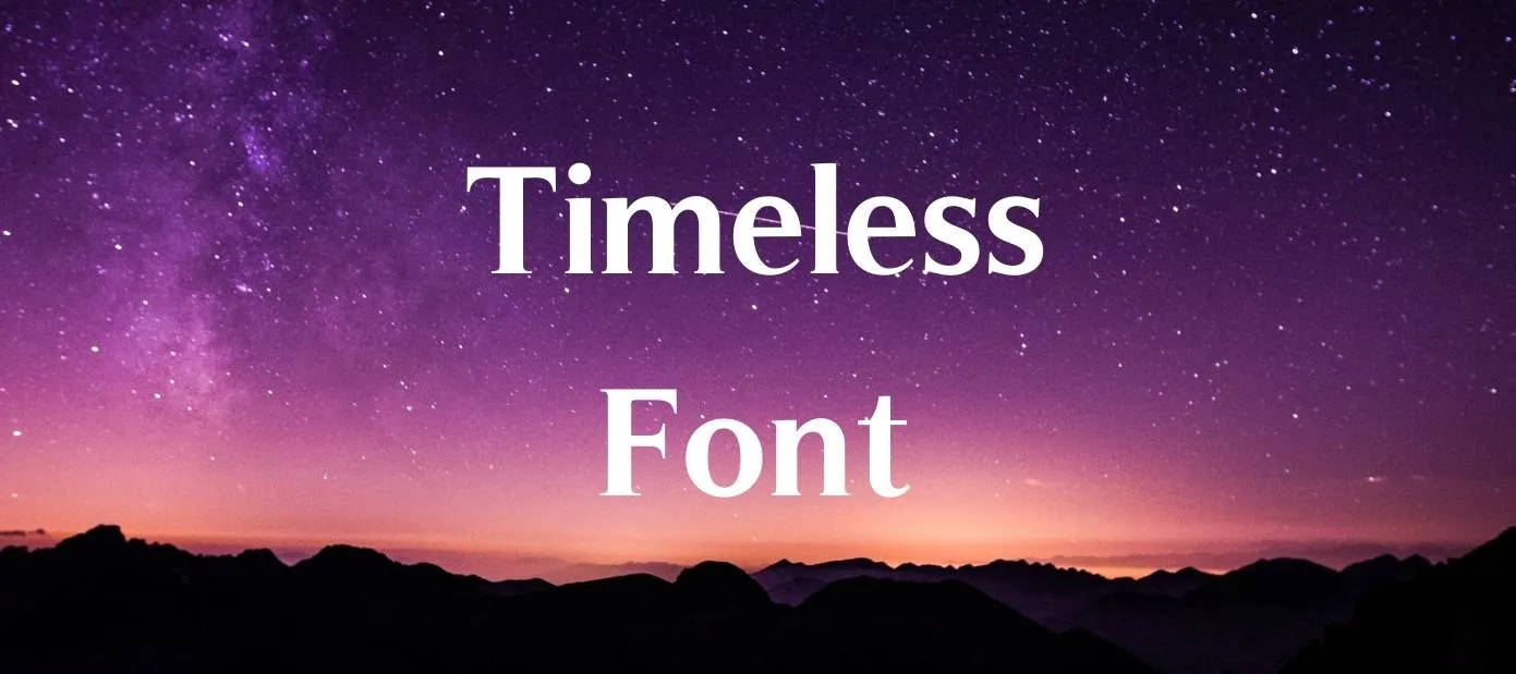 Timeless Font Free Download