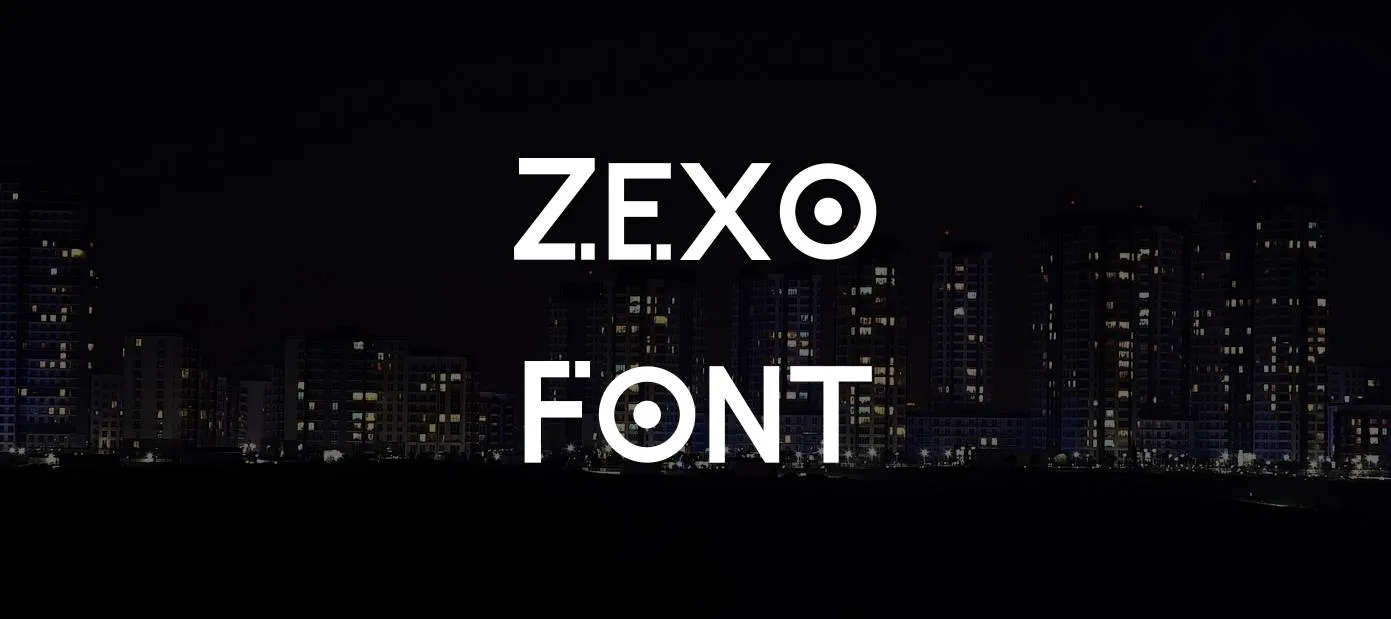 Zexo Font Free Download