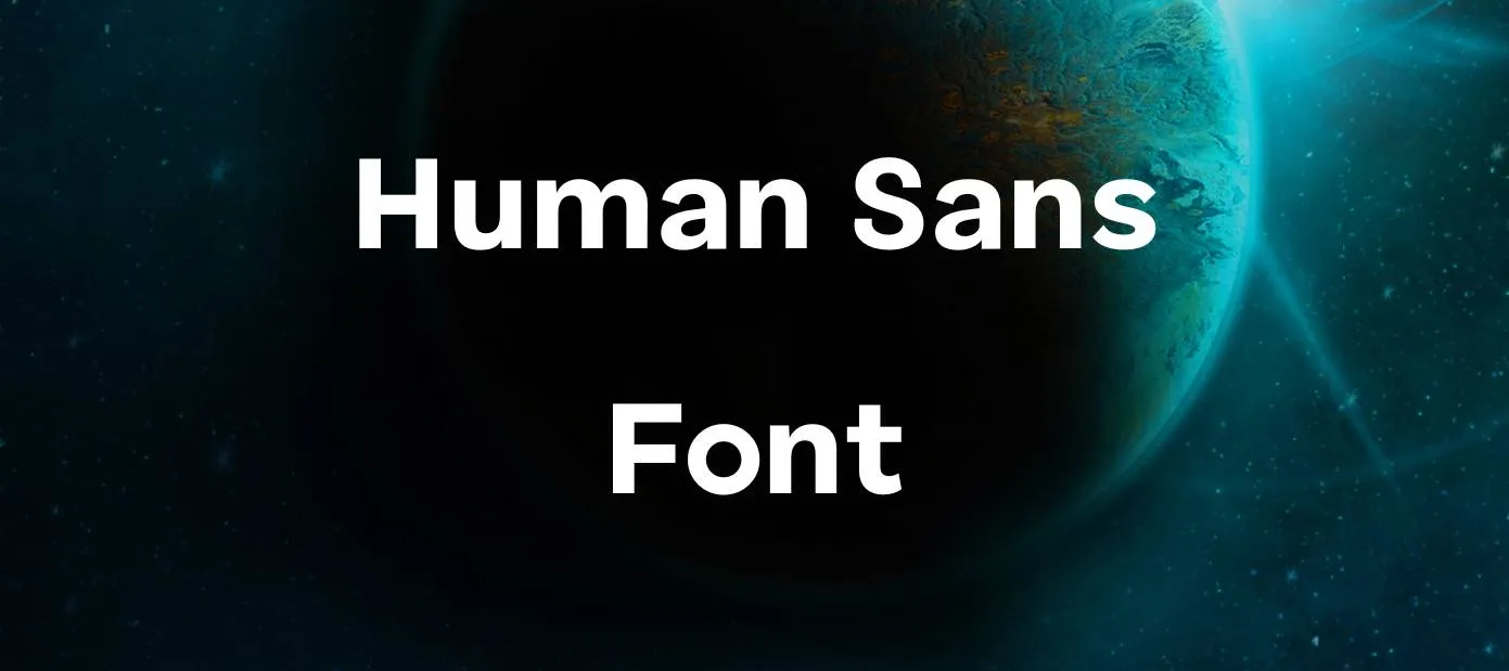 Human Sans Font Free Download