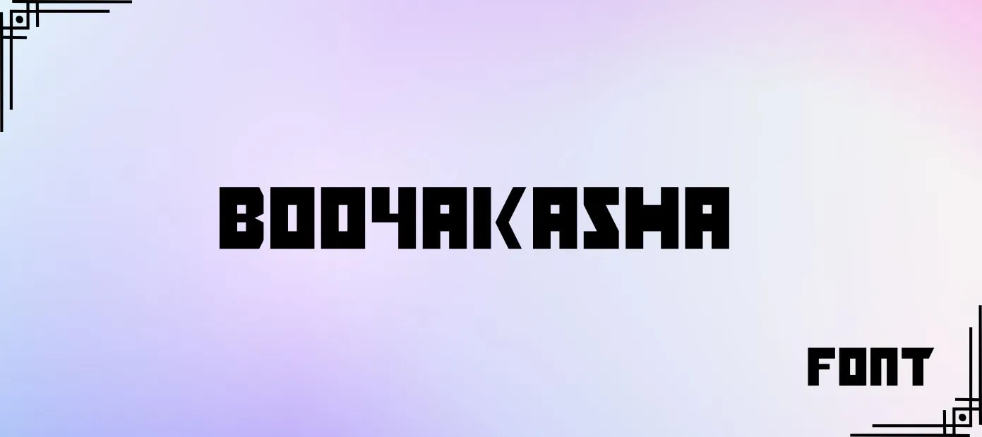 Booyakasha Font Free Download