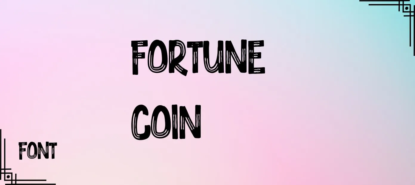 Fortune Coin Font Free Download